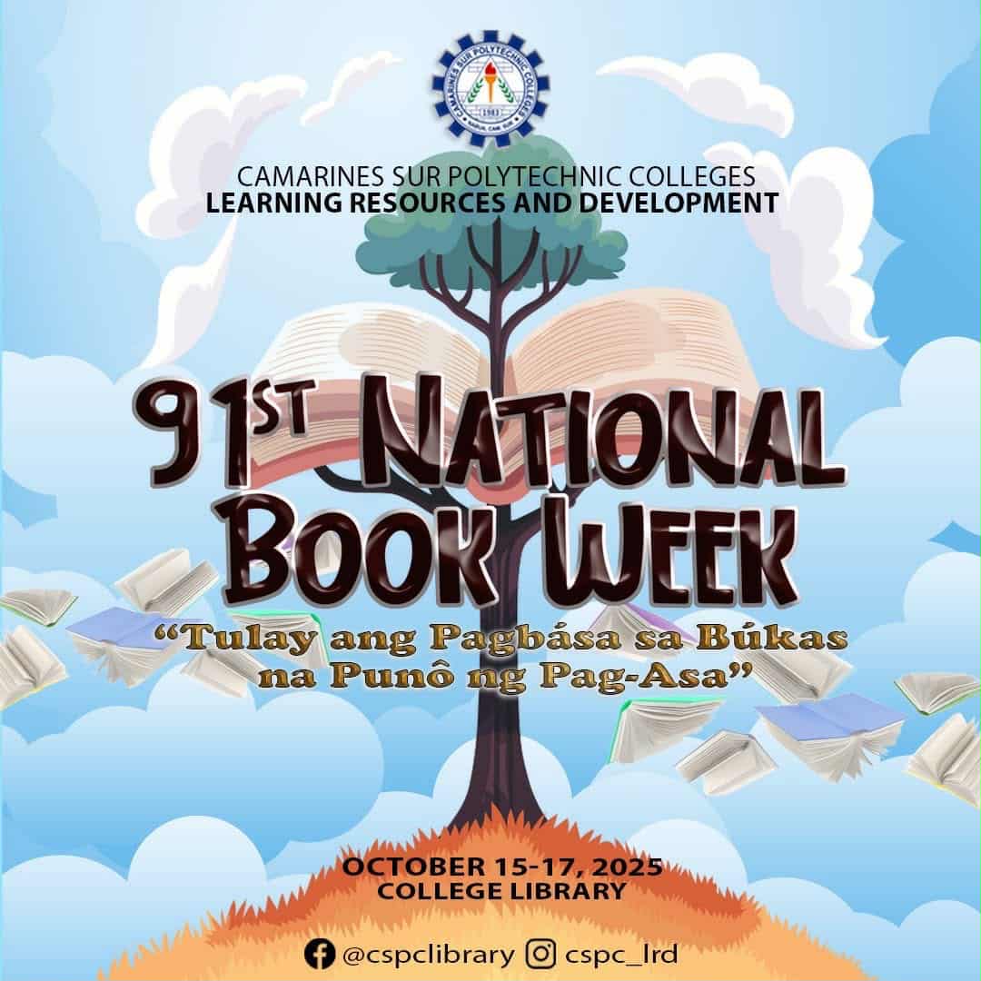 CSPC to Join Nation in Celebrating 91st National Book Week on October ...